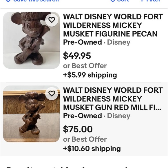 Disney | Art | Walt Disney World Fort Wilderness Mickey Musket Gun Red ...